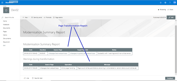 SharePoint Page Transformation Using PowerShell